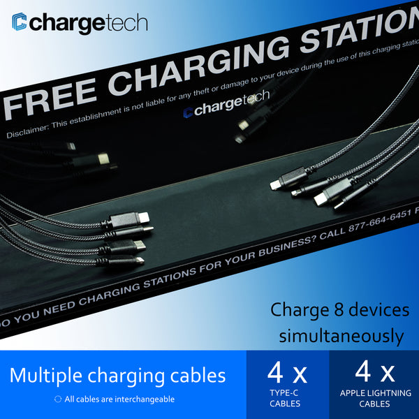 S9 Power Stand | Floor Stand Charging Station Kiosk Tower | ChargeTech ...